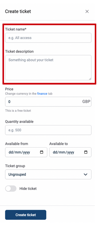 How to create your delegate registration tickets for your event